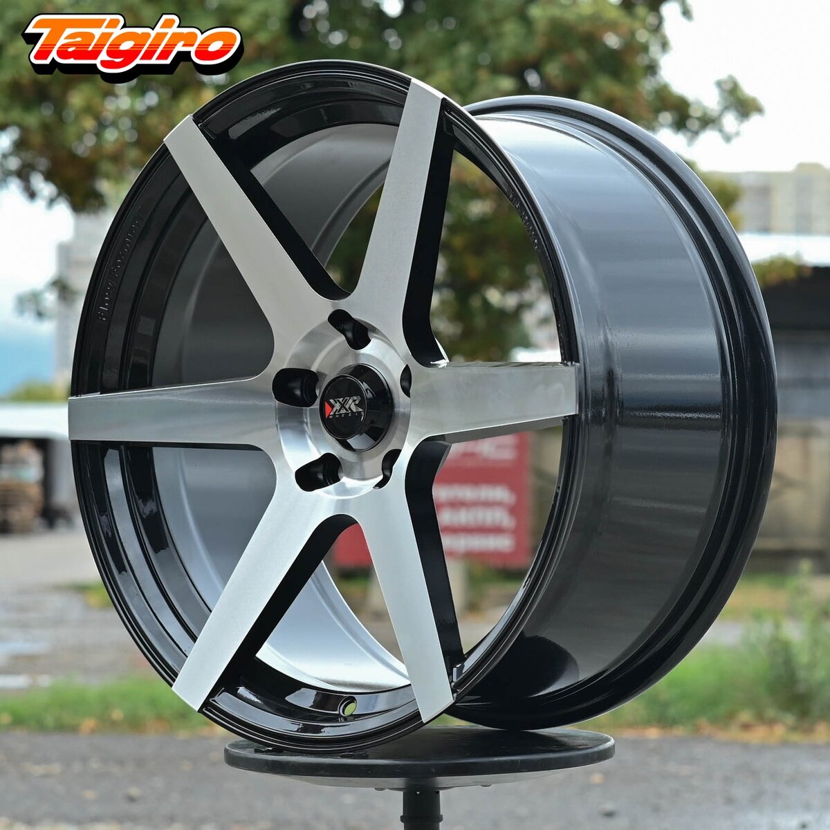 Комплект дисков R18 Taigiro XXR 8.5J ET30 5*114.3 (K041) Черный с фрезерованными спицами