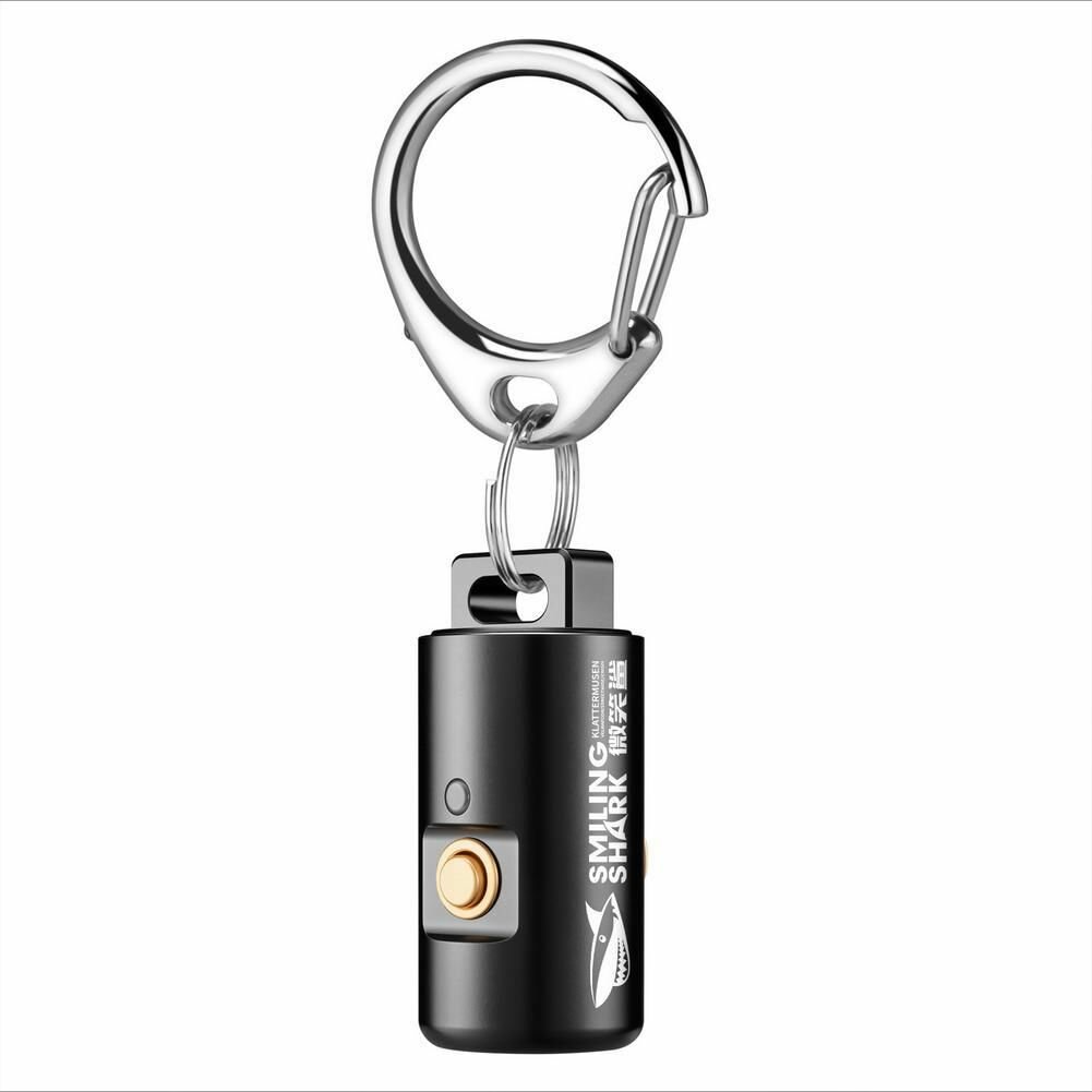 Мини фонарик с ярким светом, USB-зарядкой и карабином-брелоком для кемпинга