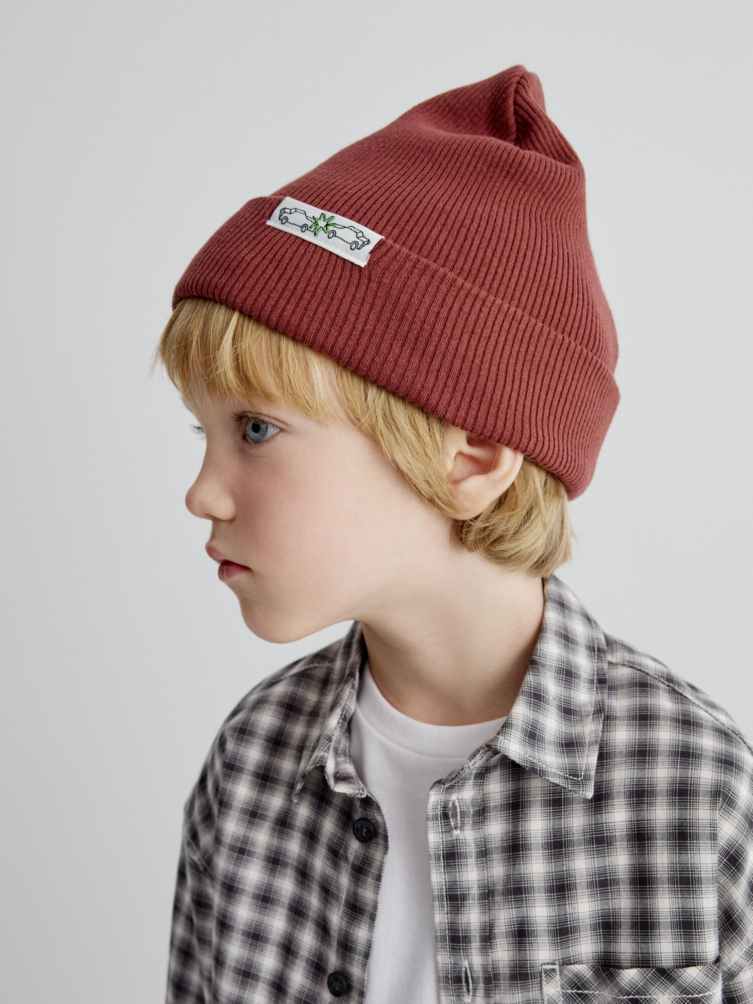 Шапка-бини для мальчиков