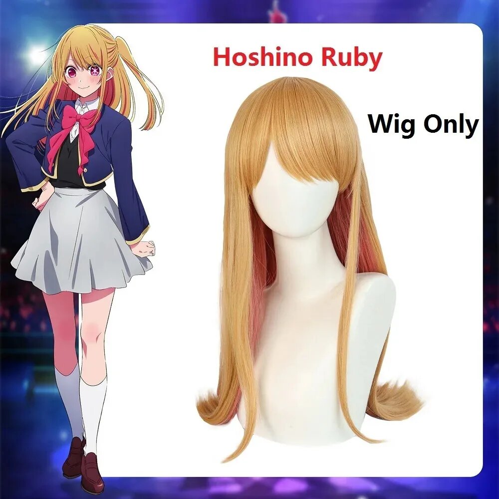 Косплей костюм OSHI NO KO Ai Hoshino IDEASKY One Size, Hoshino Rubywig