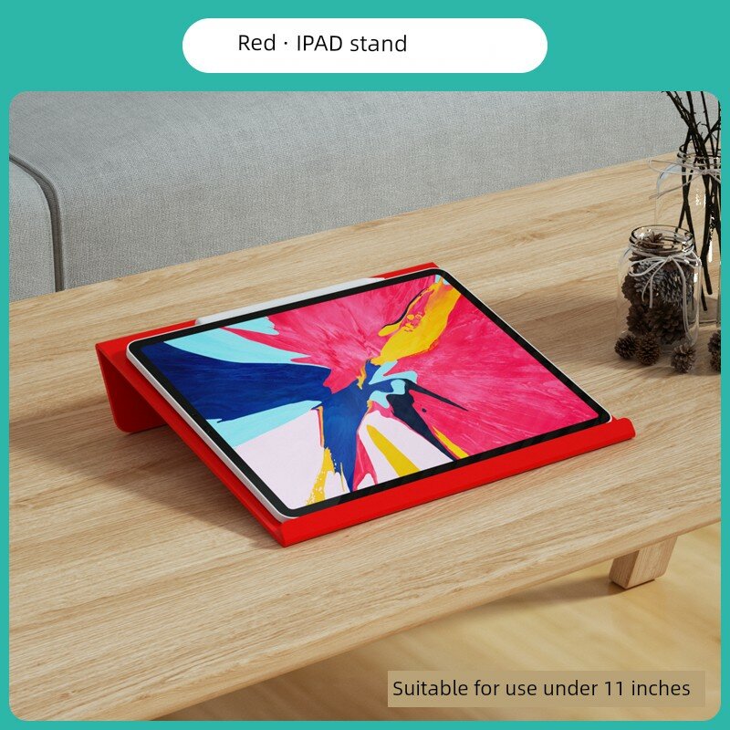 Акриловая подставка для iPad 11 дюймов, регулируемая подставка для рисования, портативный держатель для письма в красном