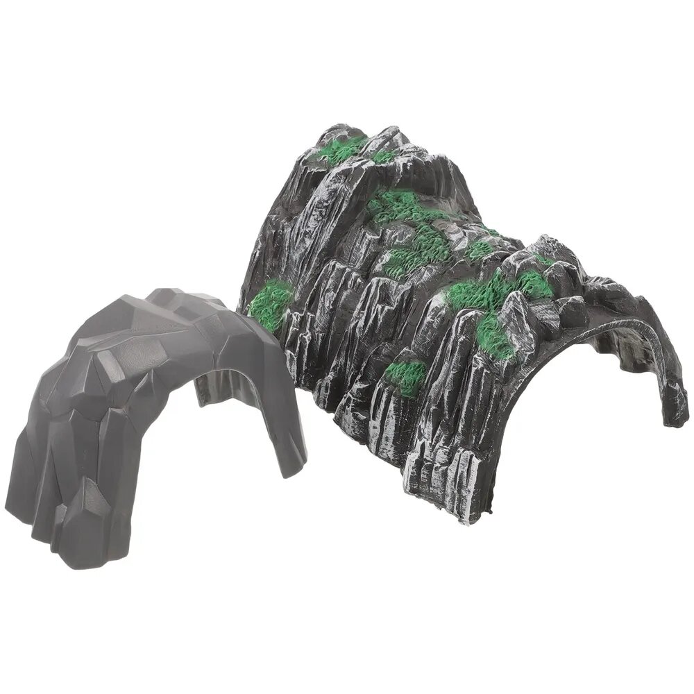 2 шт. Модель поезда игрушка-туннель для собак, игра для игр, зданий и аксессуаров, железнодорожный пейзаж для детей