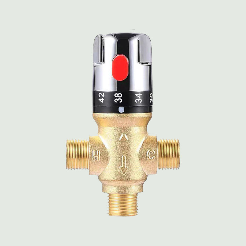 Интеллектуальный термостатический клапан, смесительный клапан для горячей и холодной воды, электрический водонагреватель, солнечный термостатический смесительный клапан, 6 точек, клапан DN20