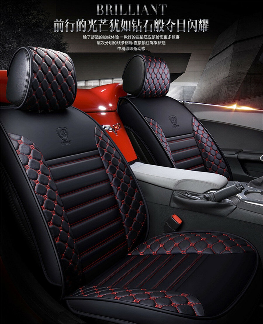 Чехлы для Автокресел из Искусственной Кожи KIA Всех Моделей Rio K2/3/4 Cerato Sportage Автомобильные Подушки Автоаксессуары Для Стайлинга автомобилей
