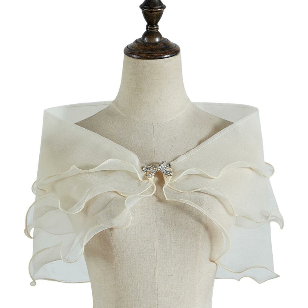 Шаль для свадебного платья для современных невест, креативная и стильная накидка на плечи для новобрачных