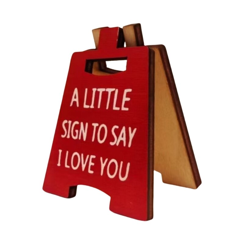 Деревянные украшения для рабочего стола на День Святого Валентина, маленькие украшения