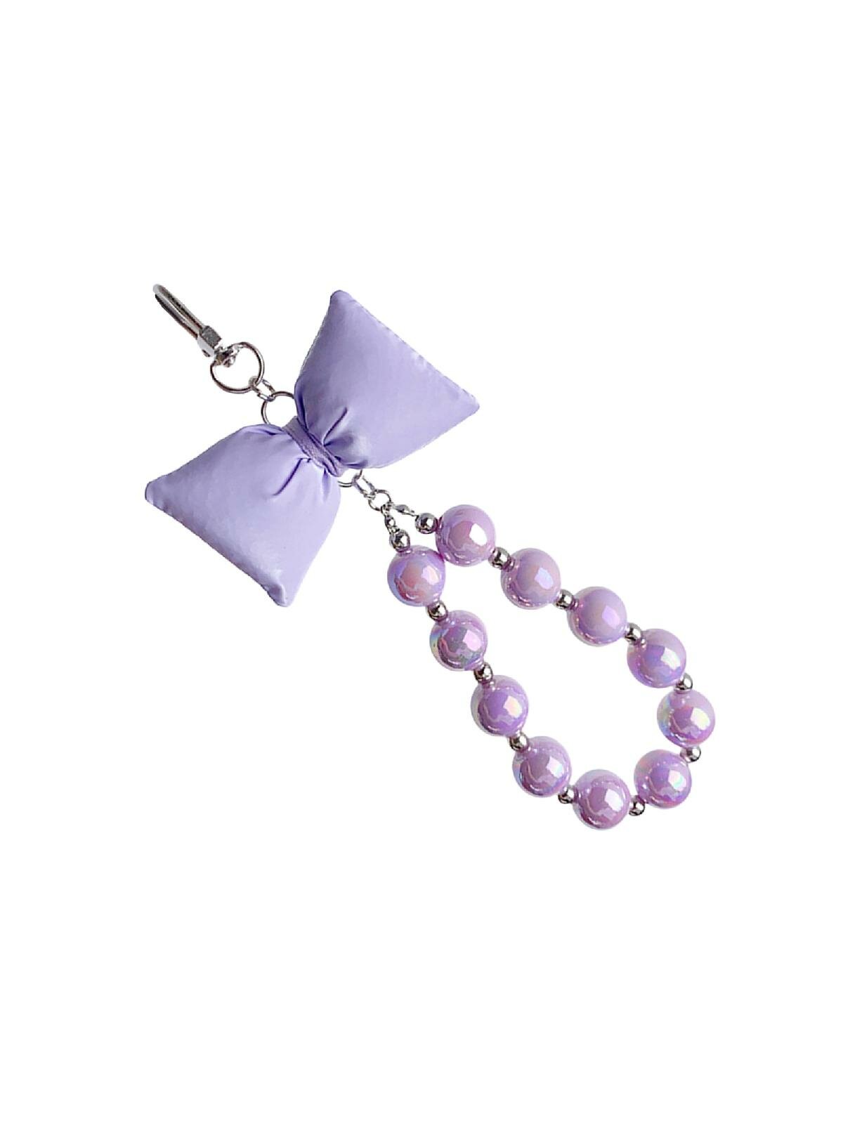 Стильный брелок с бантом в виде сердца/цепочка из бисера для любителей моды