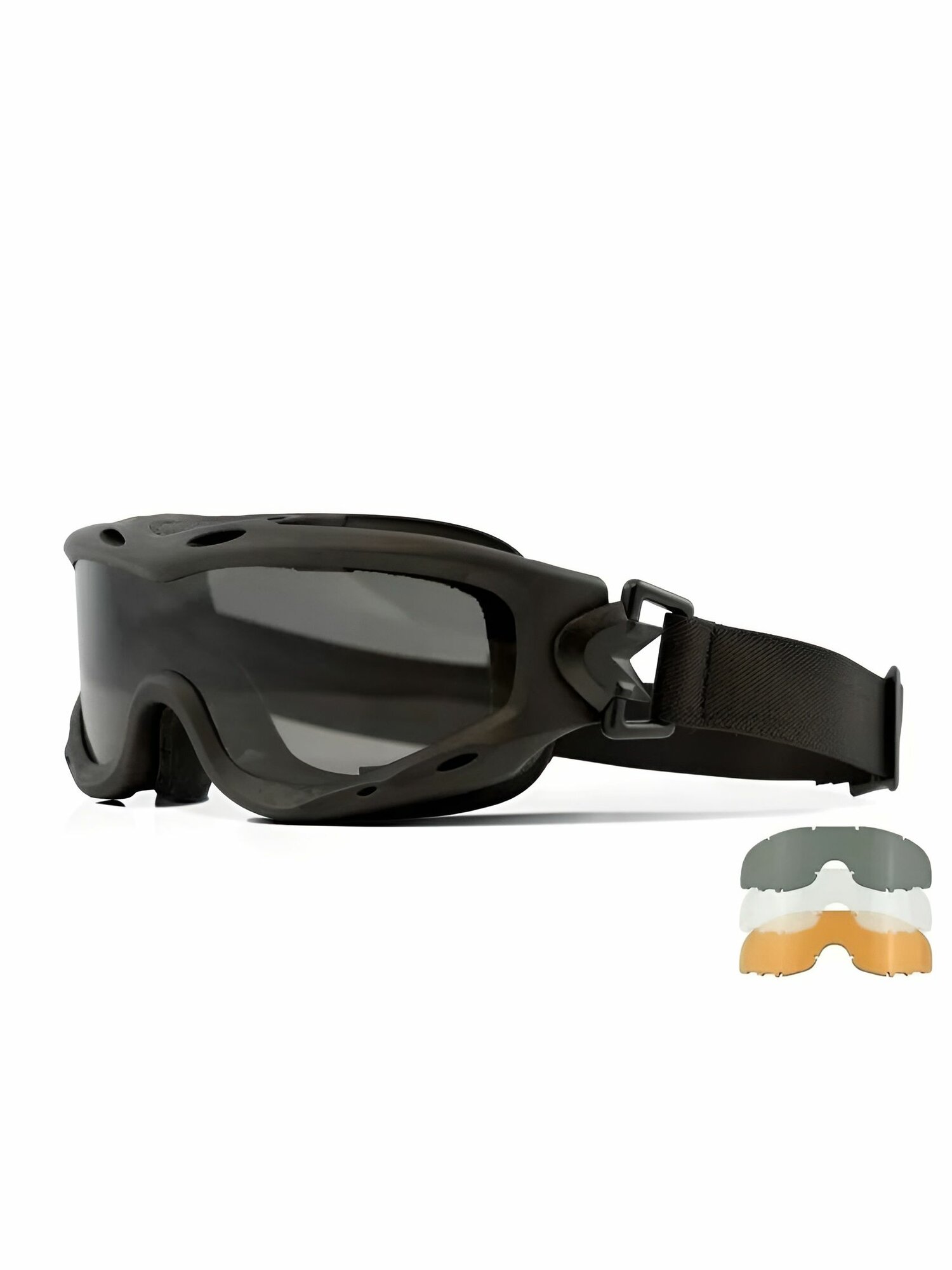 Wiley X Spear SP293B очки закрытого типа маска 3 сменные линзы