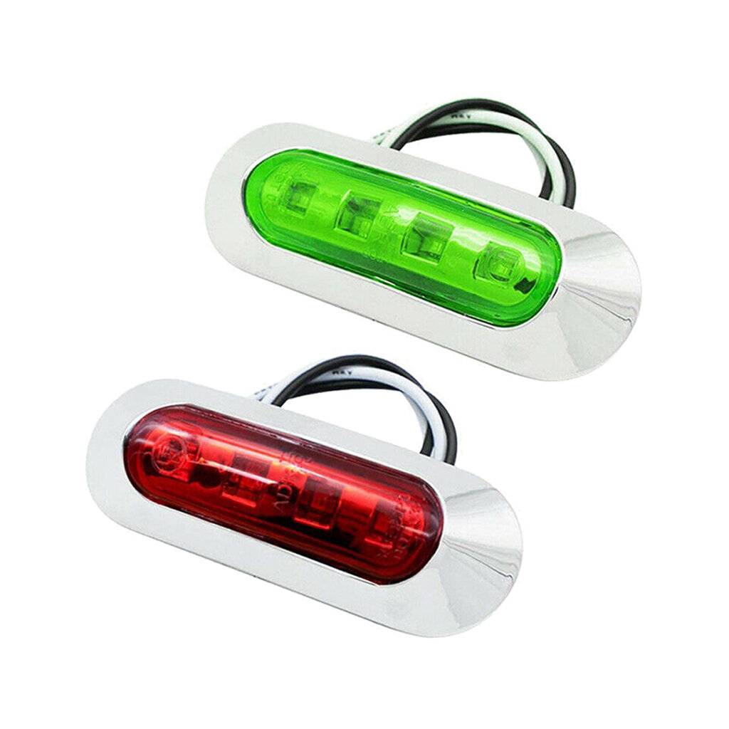 2 шт. Мощный навигационный светильник 24В LED для лодки