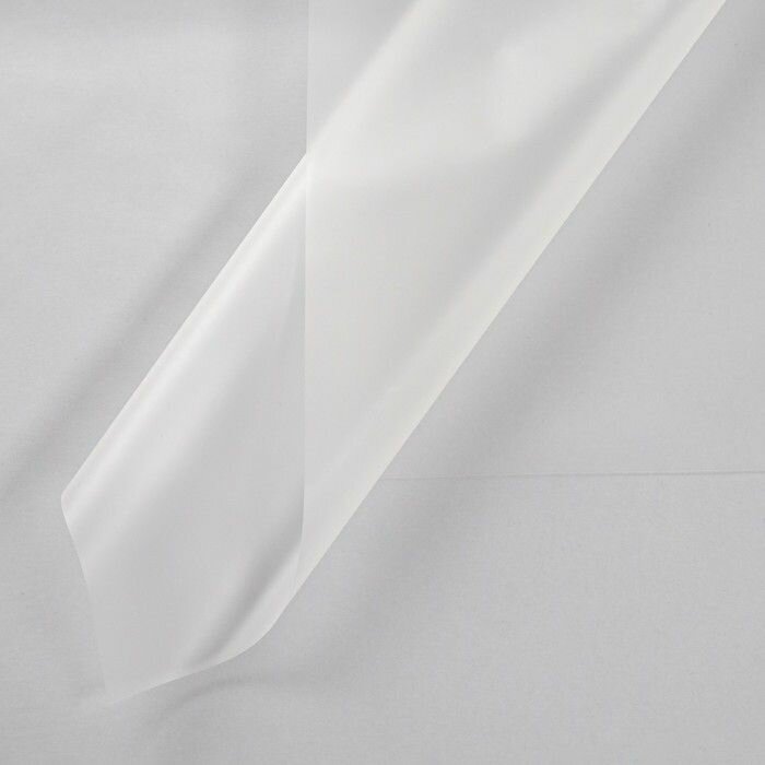 Пленка прозрачная матовая в листах, 58х58 см 50 микрон (20 шт)