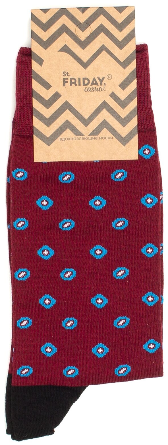 Носки Носки с принтом- Casual - Paisley - Red