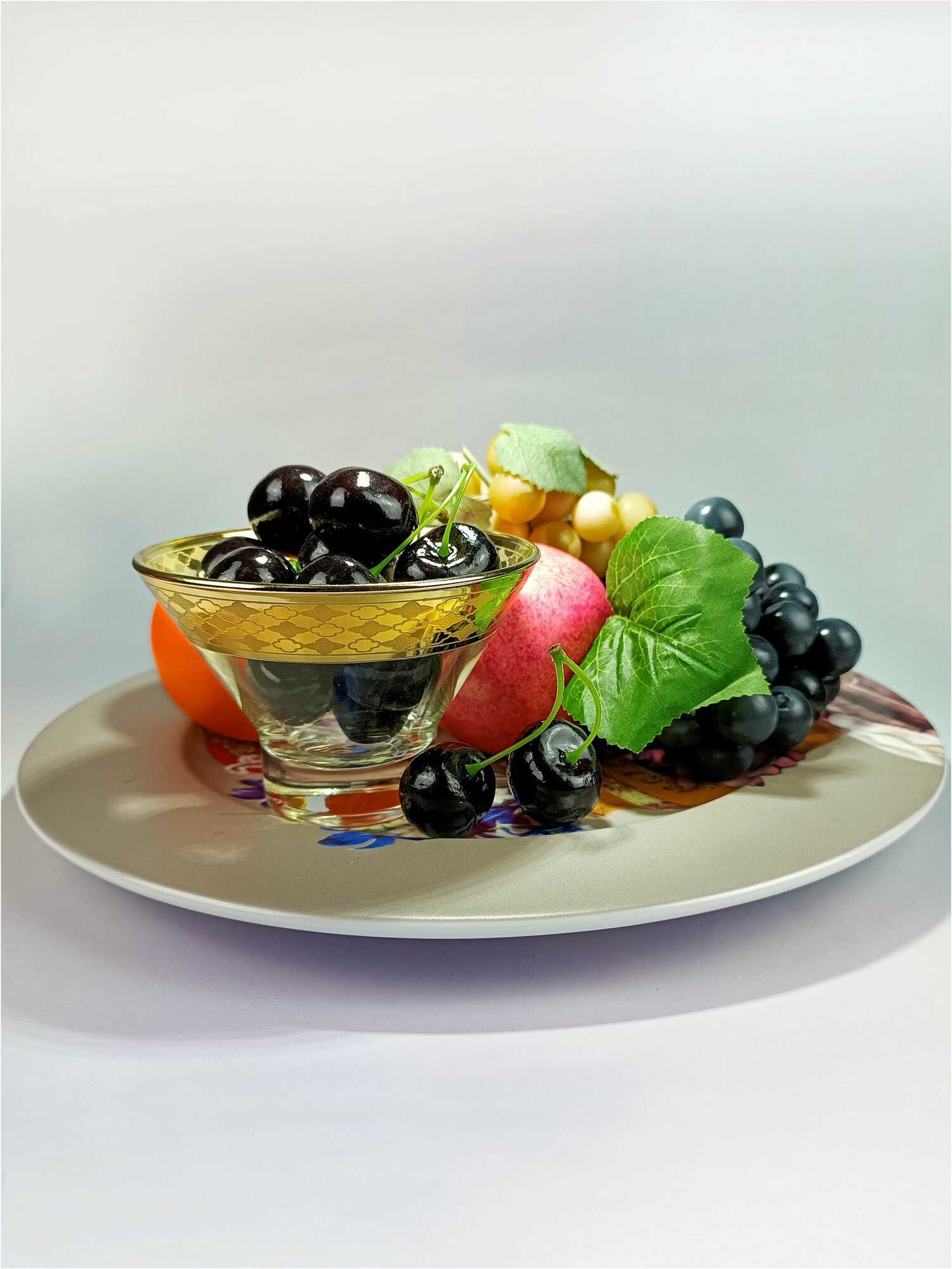 Набор креманок с алмазной гравировкой PROMSIZ калейдоскоп 270 мл, 2 шт.