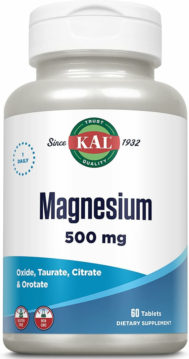 Таблетки KAL Magnesium, 100 г, 500 мг, 60 шт.