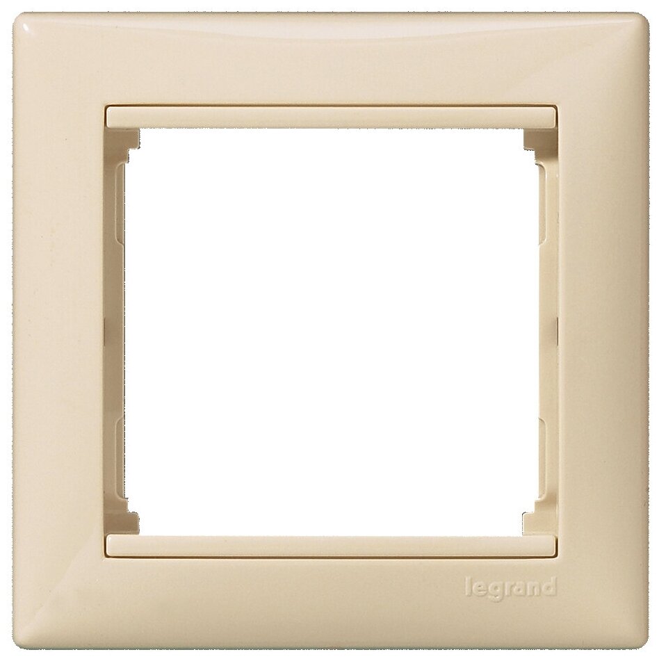 Рамка Legrand Valena, крепление на защелках, IP20, 1 клавиша, цвет слоновая кость 774351