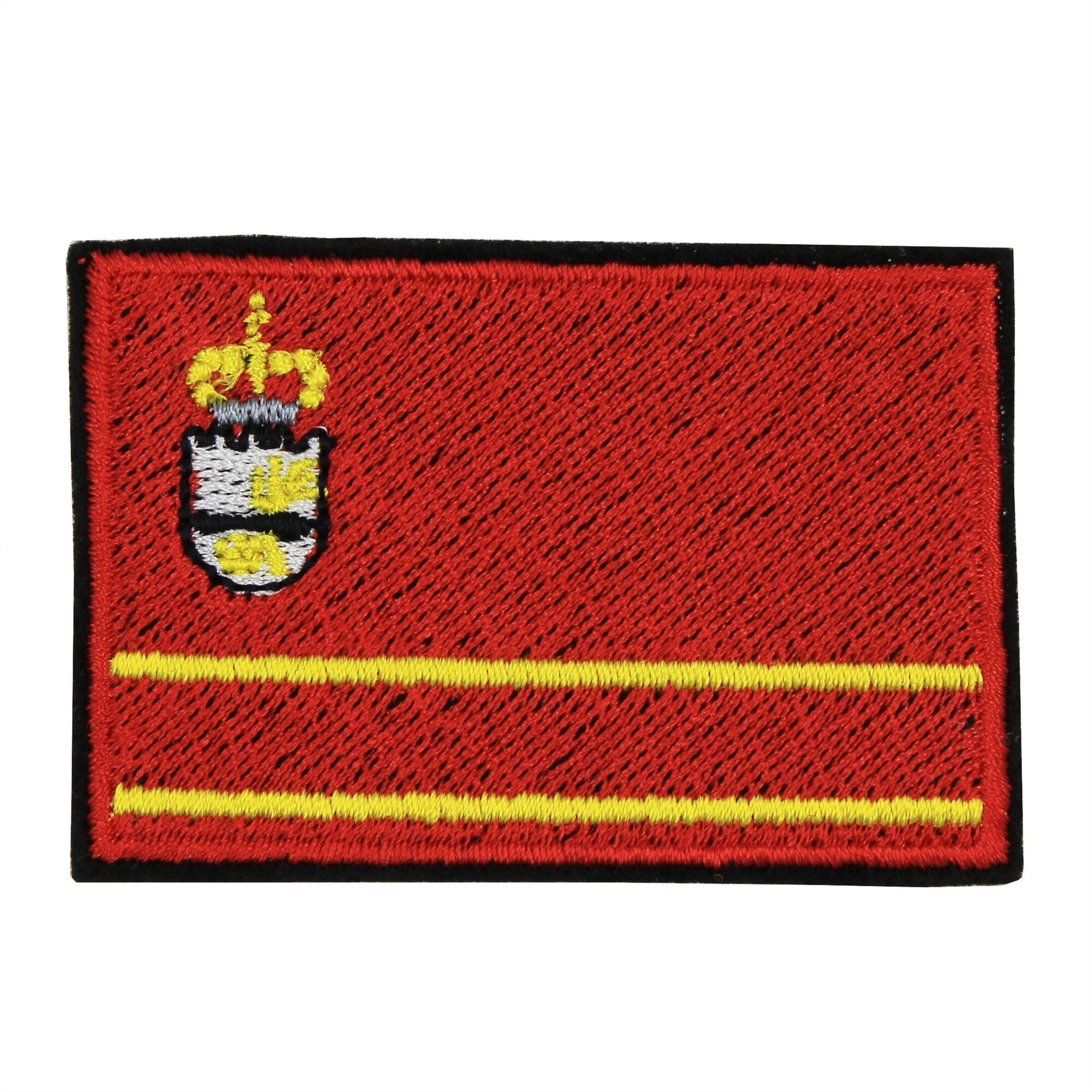 Нашивка, патч, шеврон "Флаг Смоленской области" 60x40mm PTC408
