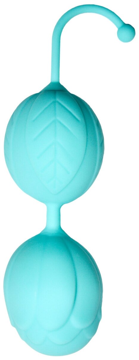 Шарики Кегеля со смещенным центром тяжести Sirius, силикон, 3,5 x 14 см , цвет аквамарин