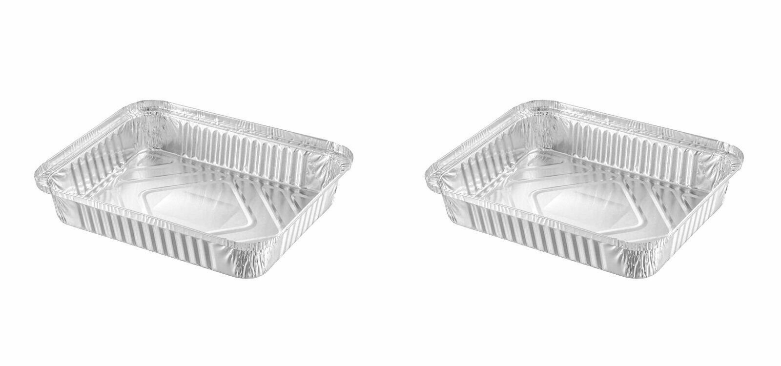 Форма для запекания прямоугольная, Горница, алюминиевая, 31,3 см x 21,3 см, 2,235 л, 3 шт, 2 уп