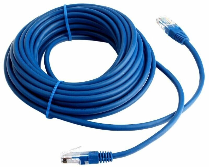 Патч-корд UTP Cablexpert PP10-7.5M/B кат.5e, 7.5м, литой, (синий), 1114338