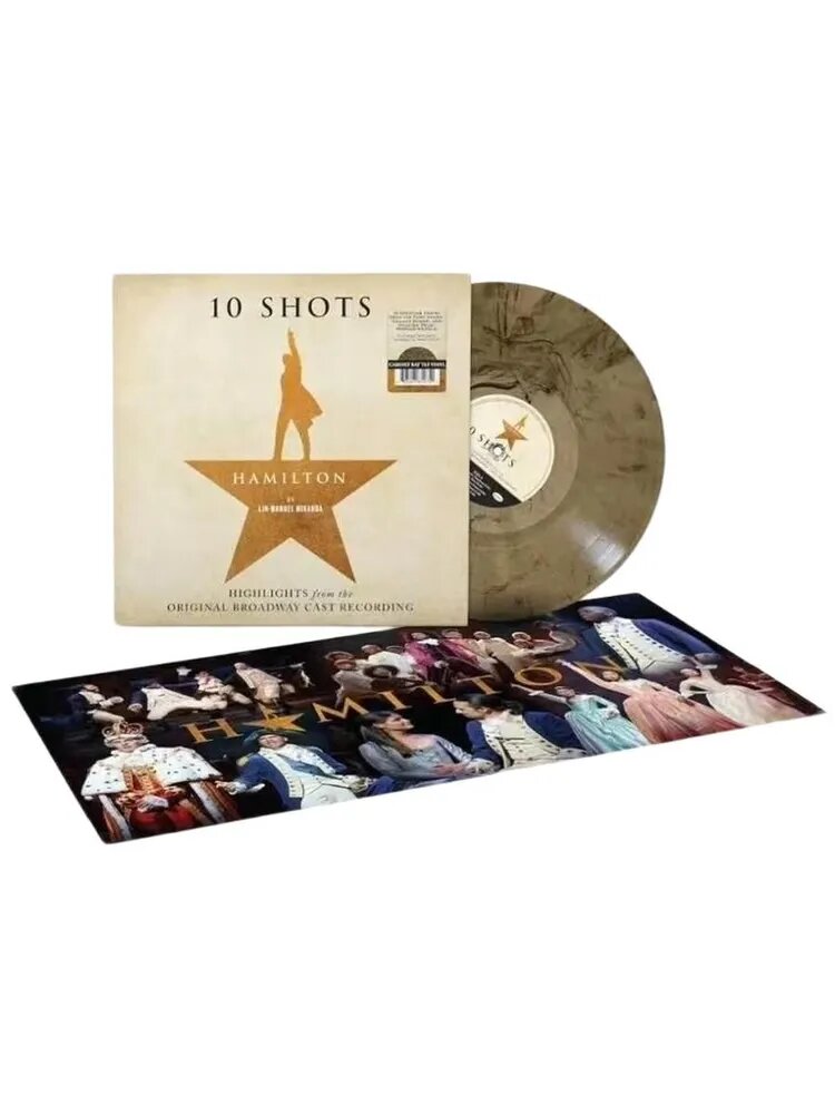 Hamilton (Original Broadway Cast) - 10 Shots (LP) Виниловая пластинка, Копченый коричневый