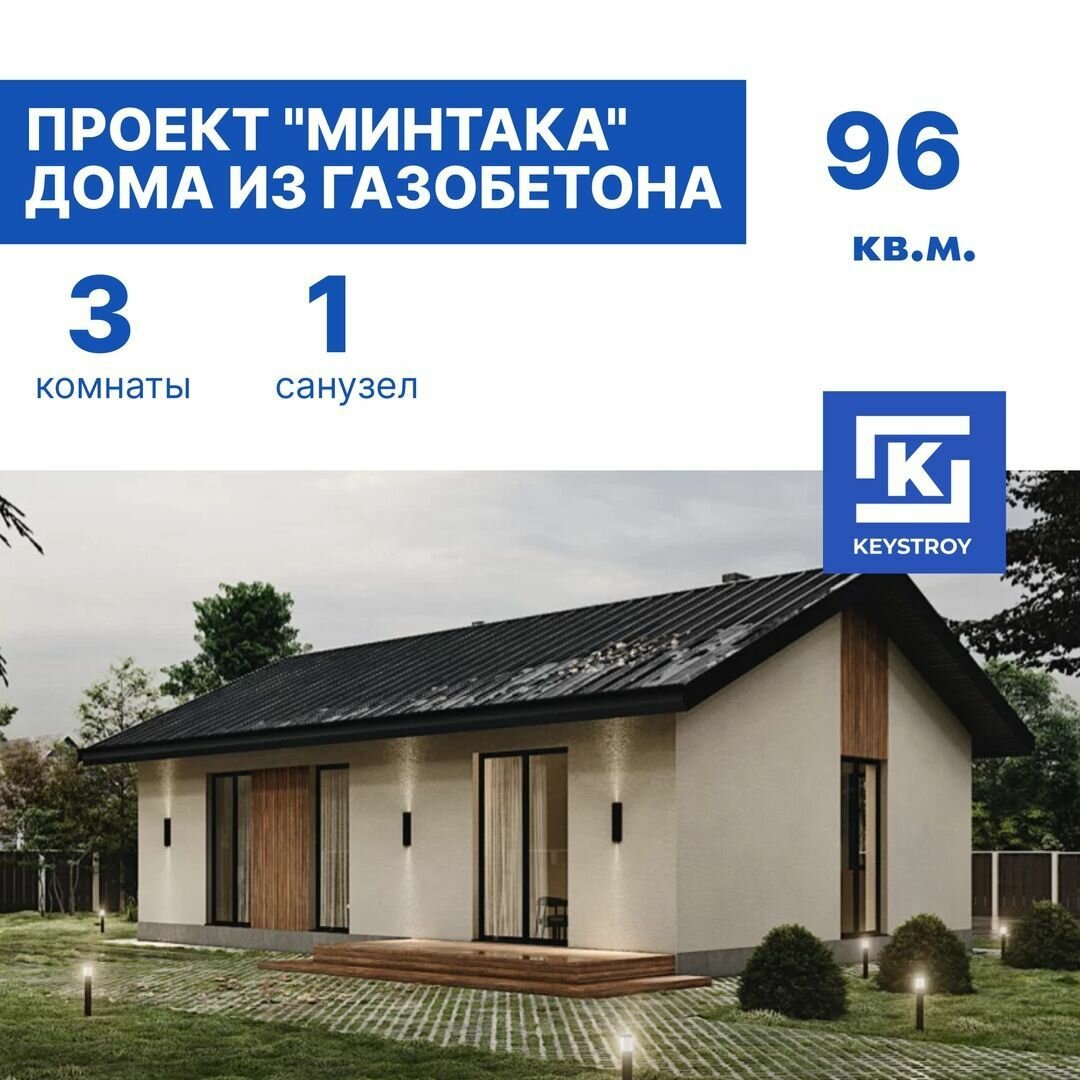 Проекты Одноэтажных Газобетонных Домов Коттеджей - (Планировки, Фото ...