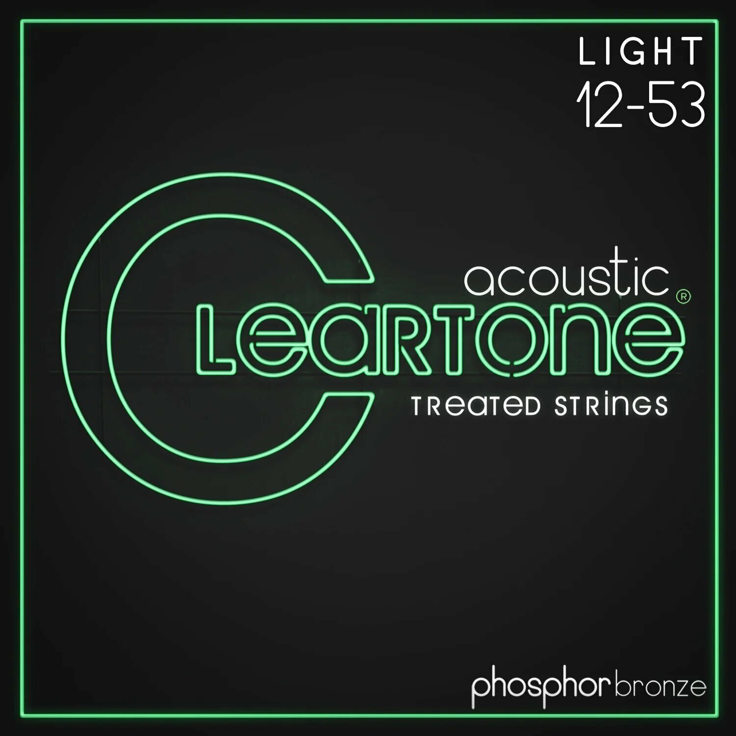 Струны для акустической гитары Cleartone Acoustic Phosphor Bronze Light 7412 12-53