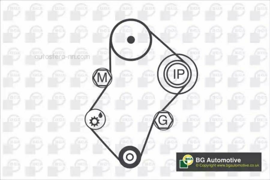 BGA TB1420K Комплект ГРМ PSA 1.9D 96- \ FORD 1.8 TDCi 02-