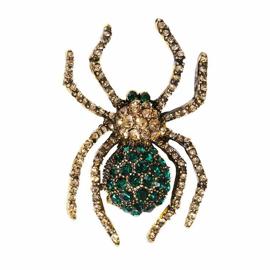 Брошь, стразы