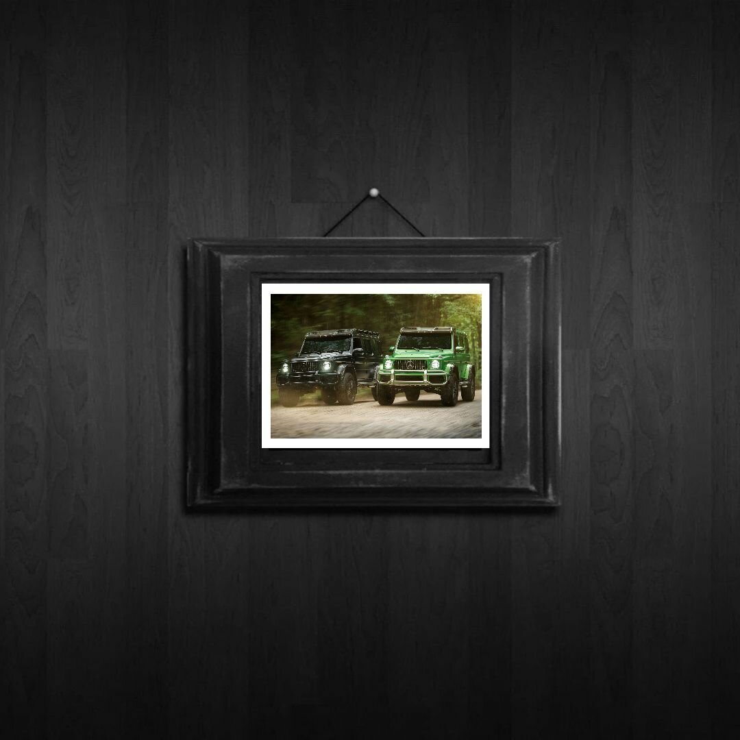 Плакат "mercedes amg g" от Cool Eshe из коллекции "Автомобили", плакат А4 (29,7 х 21 см) для интерьера