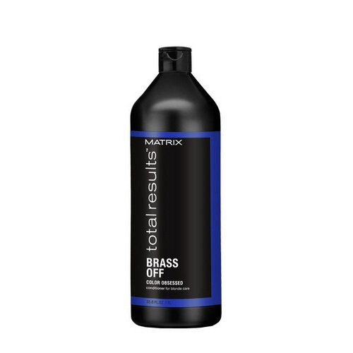 Matrix Total Results Brass Off Color Obsessed Conditioner, кондиционер для холодных оттенков волос, 1000 мл