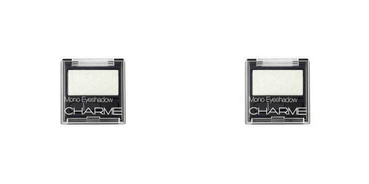 Charme, Тени для век одноцветные , Гардения, 2 шт
