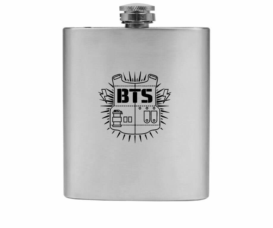 Металлическая фляжка BTS № 1