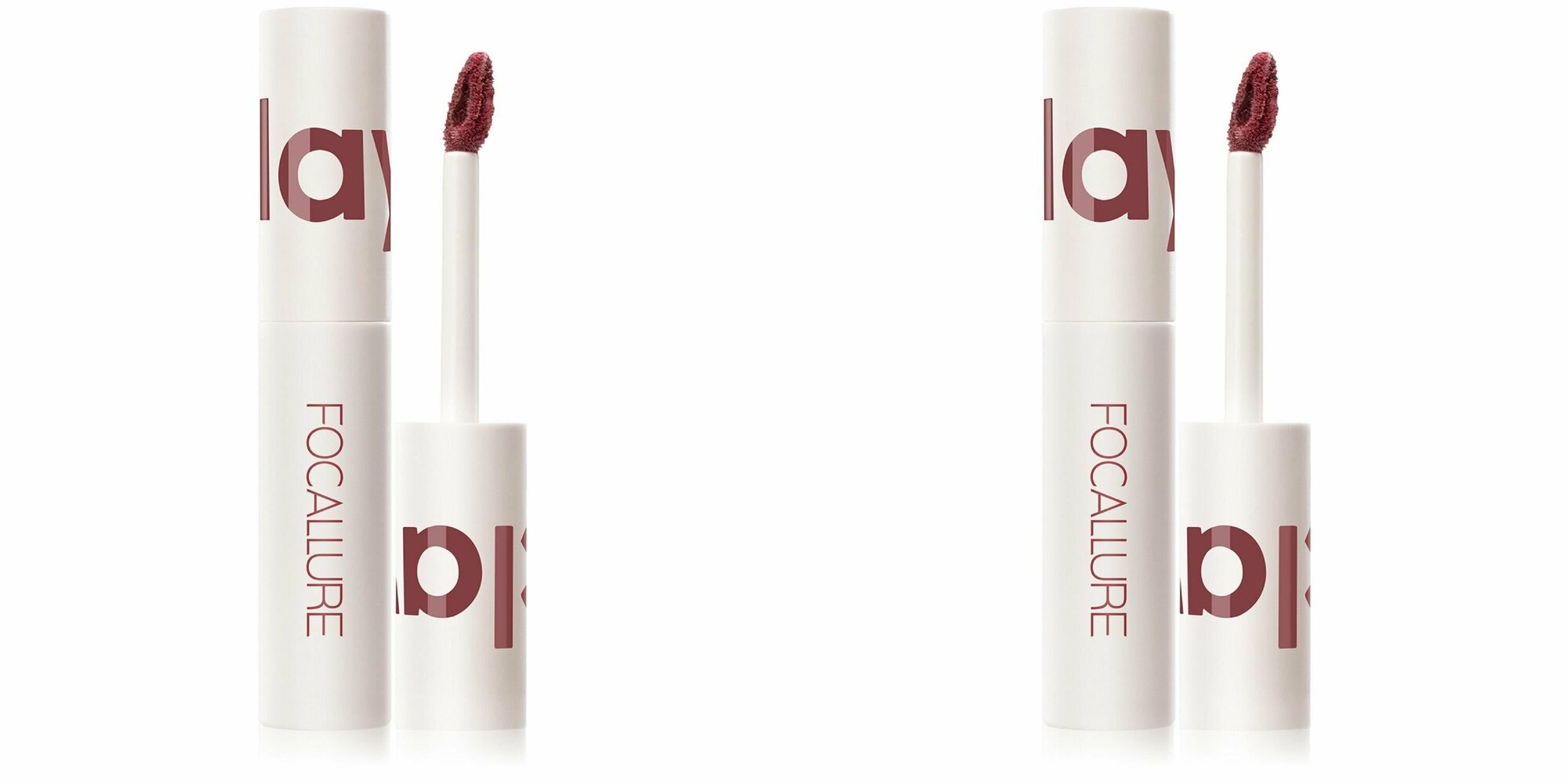 FOCALLURE Помада для губ жидкая Clay Pillowy Soft Liquid Lipstick тон 302, 2 г, 2шт.