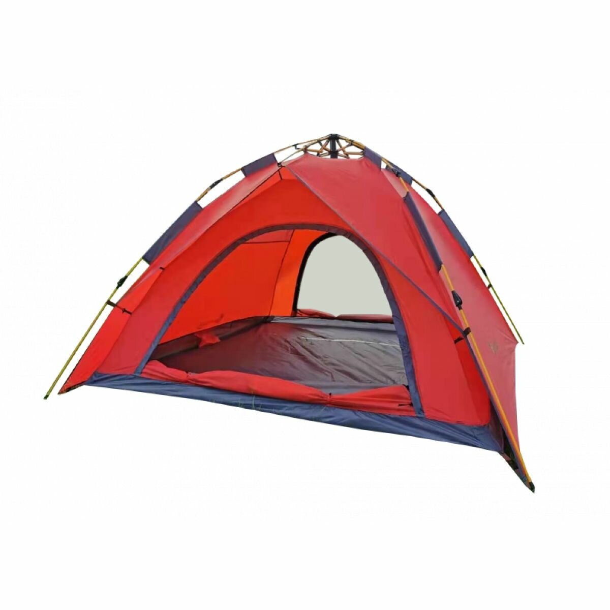 3-х местная автоматическая палатка шатер Mircamping 910 red