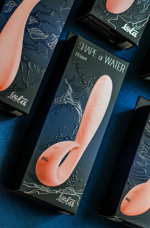 Вибратор Lola Games Shape of Water Wave 8683-00, силикон, водонепроницаемый, 10 скоростей
