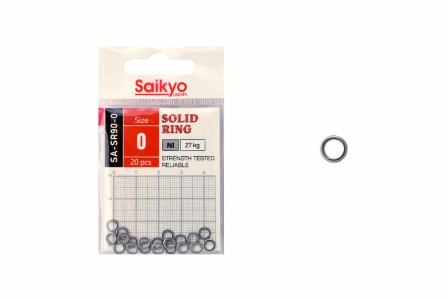 Кольцо неразъемное Saikyo SA-SR90-0 (1 упк. по 20 шт.)