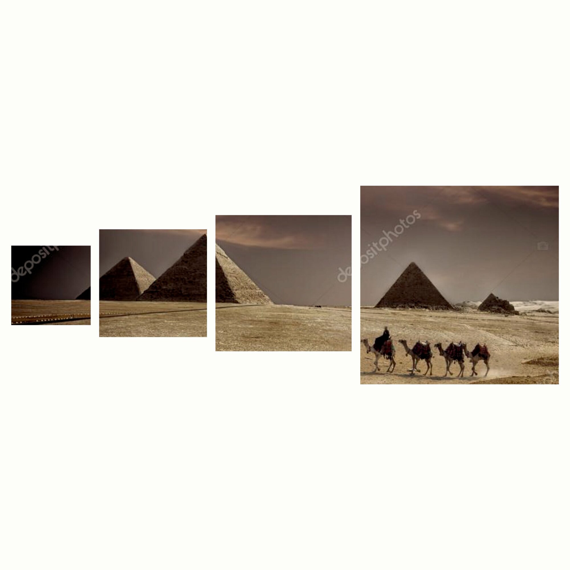 Модульная картина "Караван" (Размер:193х70см (28х28,38х38,48х48,70х70))