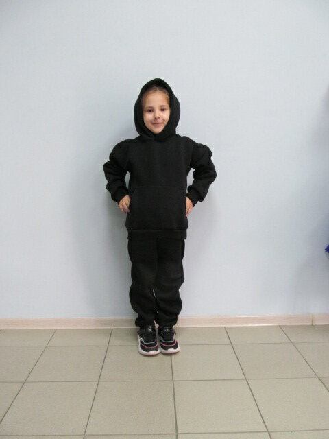 Комплект одежды Теплый, детский, спортивный костюм двойка (худи с капюшоном и штаны)