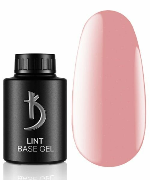 База для гель-лака "Lint Base Gel Kodi professional, COLD ROSE" 35мл. (с микроволокном)