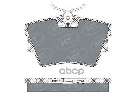 Колод. торм. перед. NISSAN PRIMASTAR/OPEL VIVARO/RENAULT TRAFIC 01-/06-/14- SCT арт. sp289
