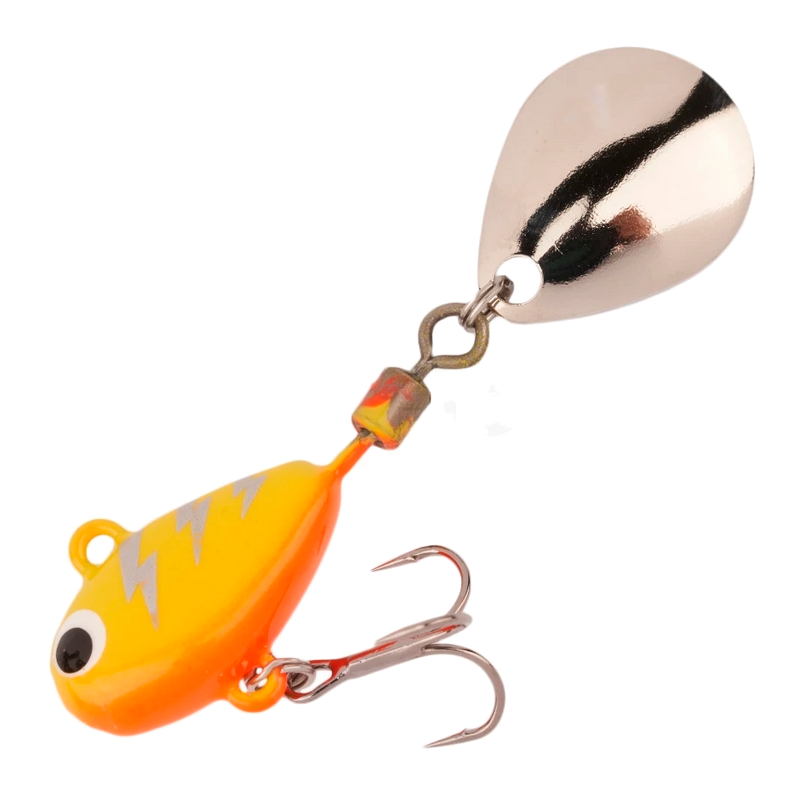 Тейл спиннер UF-Studio Hurricane #Yellow Flash - размер 2.2 см