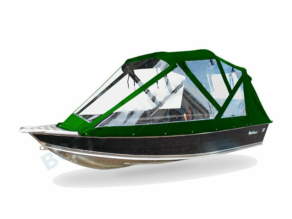 Wellboat-37 Next. Тент ходовой с дугами с креплениями