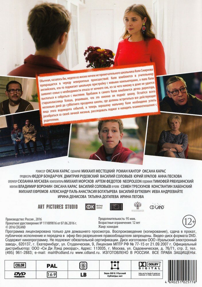 Хороший мальчик (DVD) (ДВД диск, DVD Box, Россия, Art Pictures Studio) — фото 1