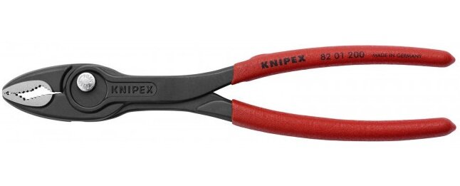 Клещи захватные TwinGrip 4-22мм, обливные рукоятки Knipex KN-8201200