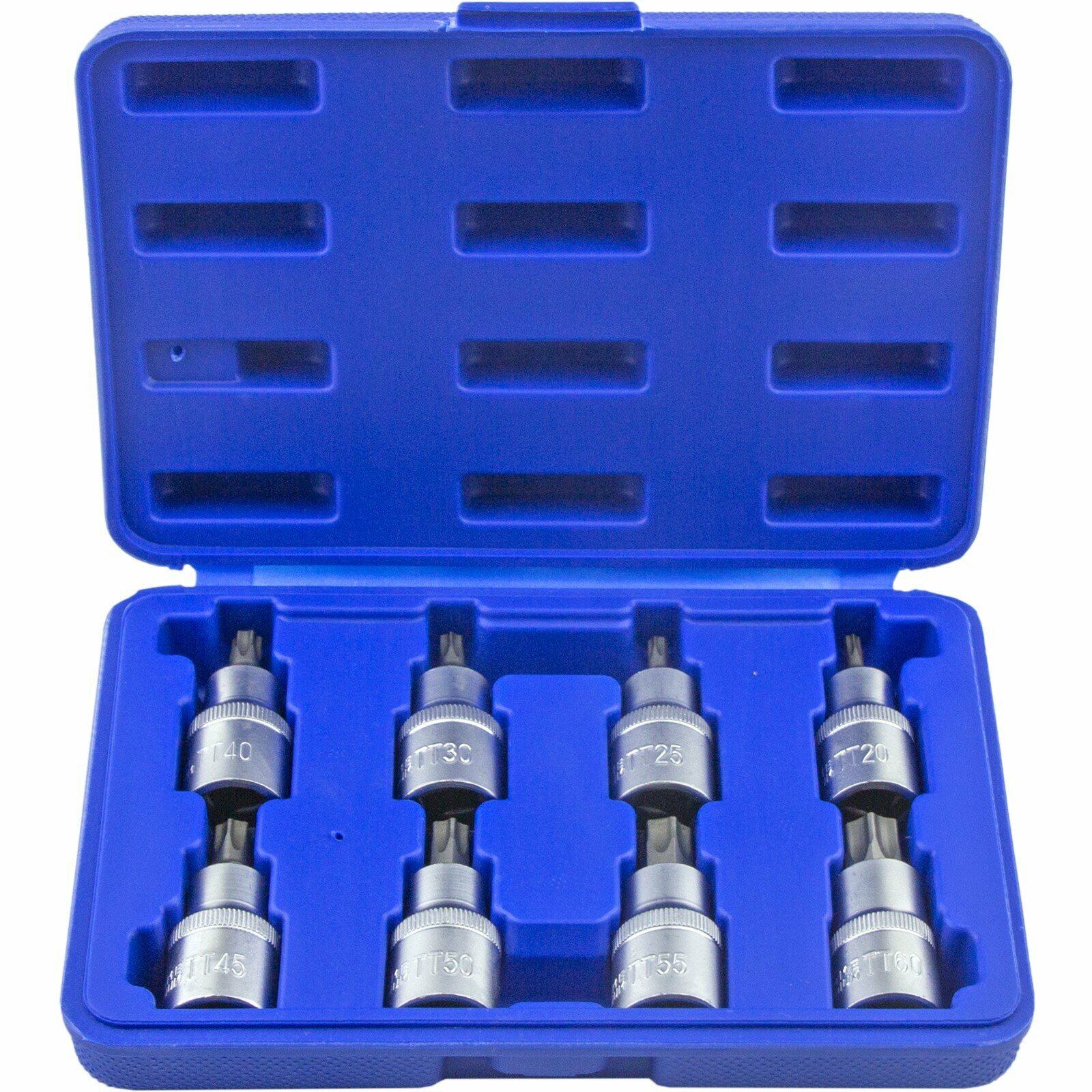VR50189 VR50189 Набор головок со вставкой TORX с отверстием 1/2", длина 55 мм, 8 пр.