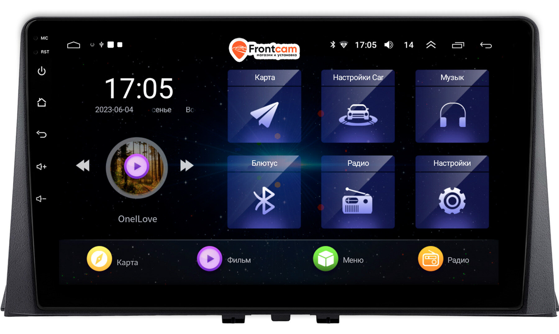 Штатная магнитола OEM RK10-0023 для Peugeot Rifter, Partner 3 2018-2026 на Android 10 (CarPlay, AHD, 1/32)
