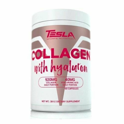 Витамины для красоты из Европы Tesla Collagen Hyaluron 60 капсул