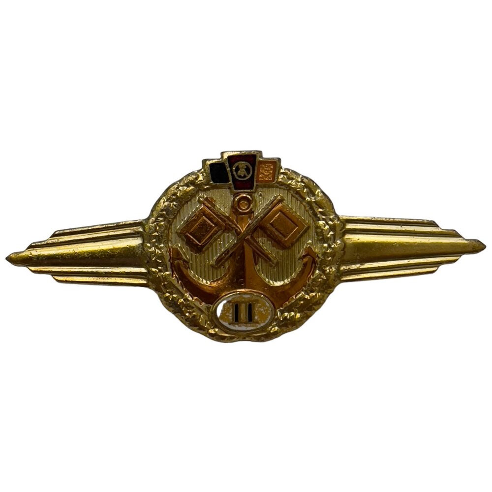 Знак классности "Сигнальщик ВМФ" II класс ГДР 1960-1963 гг. (2)