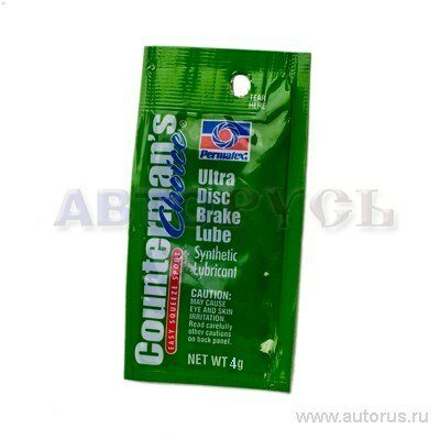 Смазка ultra disc brake lube для тормозных систем 4 гр permatex 09977