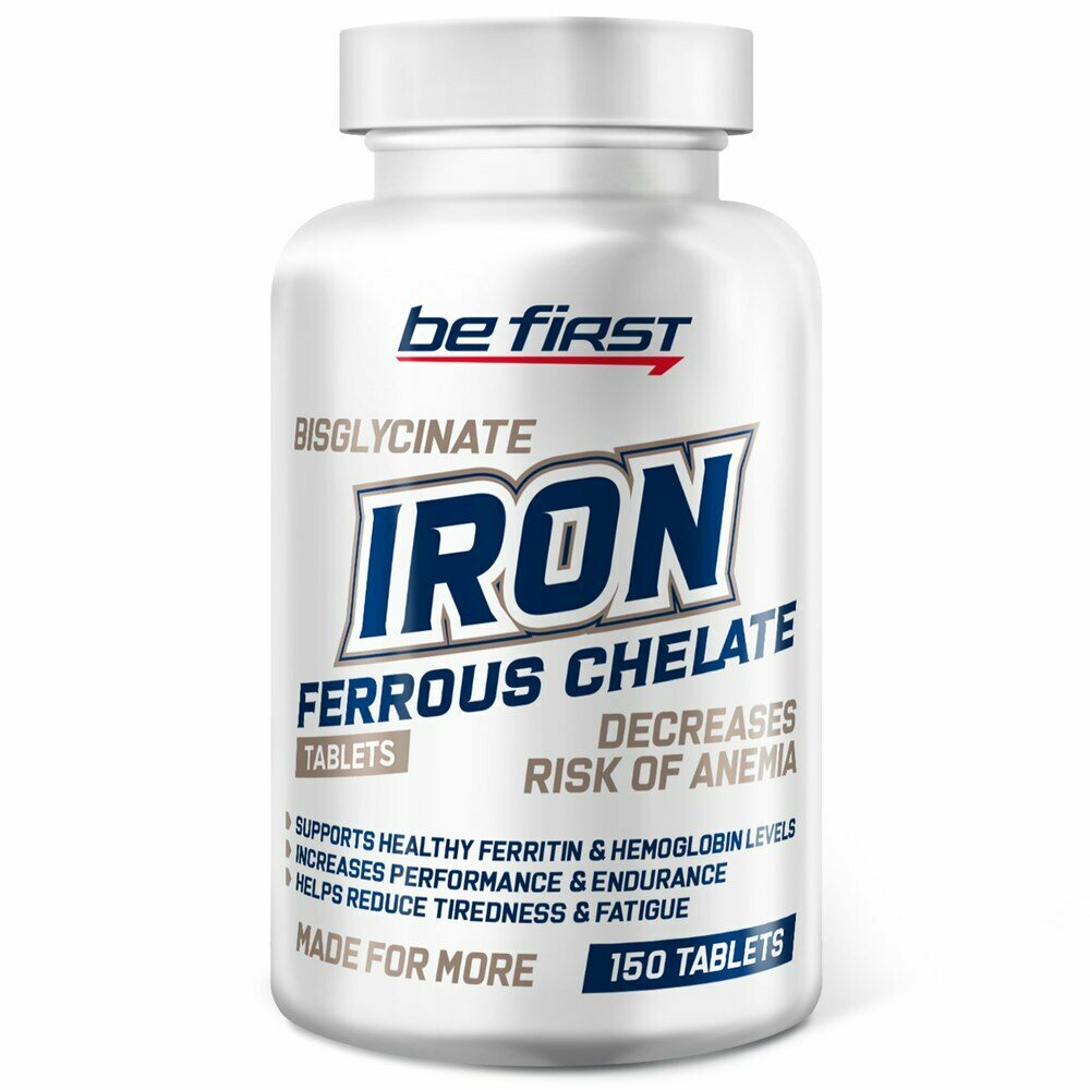 Be First Iron bisglycinate chelate (150таб)