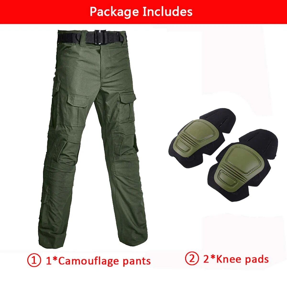HAN WILD Тактические брюки камуфляжные army green